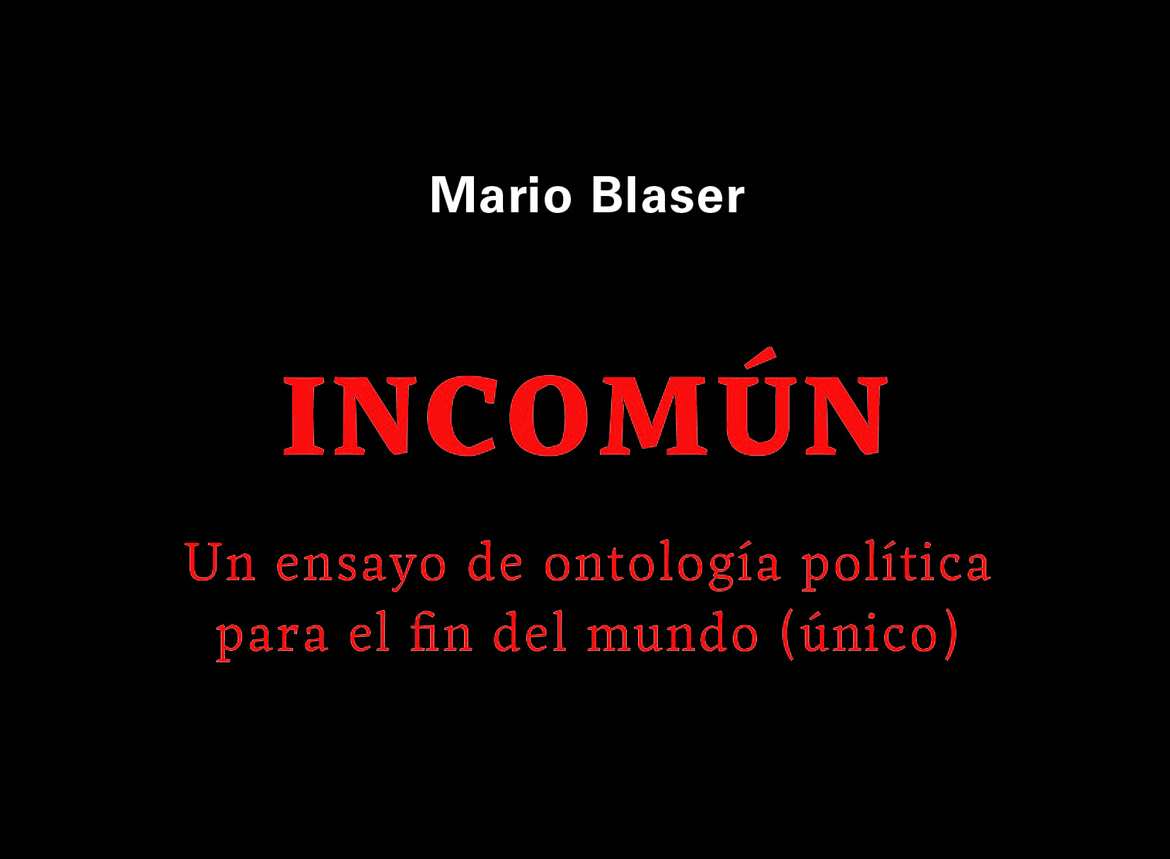Incomún - La Cebra, casa-editora